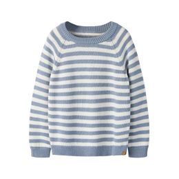 Lil'atelier Pullover Jungen Gr&ouml;&szlig;e 110 opal / wei&szlig;