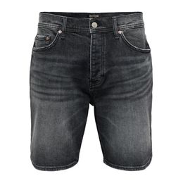 Only & Sons Only & Sons Shorts 'ONSEdge' Herren Gr&ouml;&szlig;e 31/32 black denim