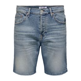 Only & Sons Only & Sons Shorts 'ONSEdge' Herren Gr&ouml;&szlig;e 33 blue denim