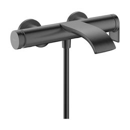 Hansgrohe Vivenis Wannenarmatur 75420340 Aufputz, Ausladung 216mm, brushed black chrome