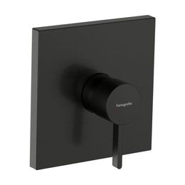 Hansgrohe Finoris Fertigmontageset 76615340 Unterputz-Brausearmatur, 1 Verbraucher, brushed black chrome
