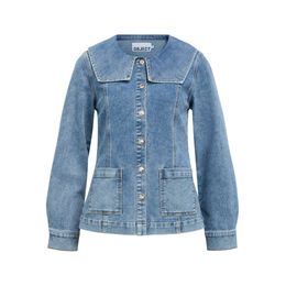 Object Bluse 'OBJIvy' Damen Gr&ouml;&szlig;e L blue denim