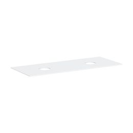 Hansgrohe Xevolos E Konsole 54332700 1370 x 550 mm, mattwei&szlig;, 2 Ausschnitte