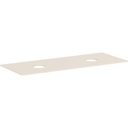 Hansgrohe Xevolos E Konsole 54332780 1370 x 550 mm, sandbeige matt, 2 Ausschnitte
