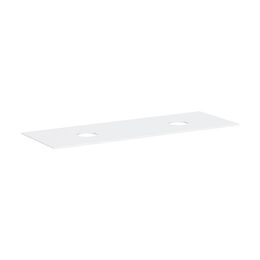 Hansgrohe Xevolos E Konsole 54335700 1570 x 550 mm, mattwei&szlig;, 2 Ausschnitte