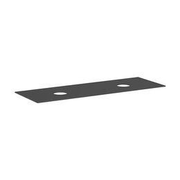 Hansgrohe Xevolos E Konsole 54335760 1570 x 550 mm, schiefergrau matt, 2 Ausschnitte