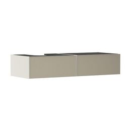 Hansgrohe Xevolos E Waschtischunterschrank 54320390 1370x550x275mm, 2 Schubladen, links, sandbeige matt, bronze Struktur