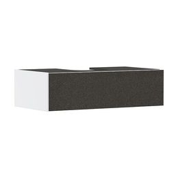 Hansgrohe Xevolos E Waschtischunterschrank 54313660 980x550x275mm, 1 Schublade, mattwei&szlig;, Textil dunkelgrau