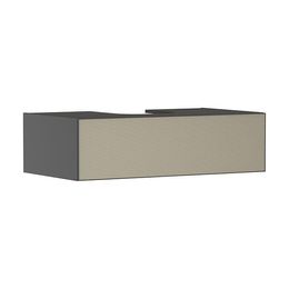 Hansgrohe Xevolos E Waschtischunterschrank 54315390 980x550x275mm, 1 Schublade, schiefergrau matt, bronze Struktur