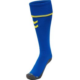 Hummel Sportsocken 'Core' Herren Gr&ouml;&szlig;e 35/38 blau / gelb / schwarzmeliert