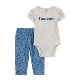 Carter's carter's 2tlg. Outfit in Grau/ Blau - 50% | Gr&ouml;&szlig;e 86/92 | Baby-bodys