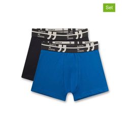 Sanetta 2er-Set: Boxershorts in Schwarz/ Blau - 35% | Gr&ouml;&szlig;e 140 | Kinder-waesche
