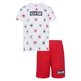 Converse 2tlg. Outfit in Rot/ Wei&szlig; - 62% | Gr&ouml;&szlig;e 86/92 | Baby-shirts