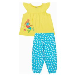 frugi 2tlg. Outfit in Blau/ Gelb - 46% | Gr&ouml;&szlig;e 92/98 | Baby-shirts