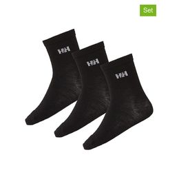 Helly Hansen 3er-Set: Socken in Schwarz - 44% | Gr&ouml;&szlig;e 26-28 | Kinder-socken-strumpfhosen