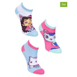Gabby's Dollhouse 3er-Set: Socken "Gabby's Dollhouse" in Bunt - 21% | Gr&ouml;&szlig;e 23-26 | Babysocken-strumpfhosen