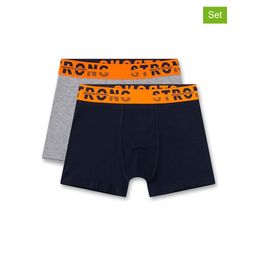 Sanetta 2er-Set: Boxershorts in Grau/ Schwarz - 45% | Gr&ouml;&szlig;e 140 | Kinder-waesche