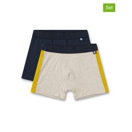 Sanetta 2er-Set: Boxershorts in Dunkelblau/ Beige - 40% | Gr&ouml;&szlig;e 116 | Kinder-waesche