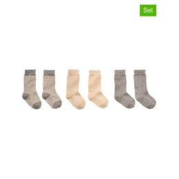 JAKO-O 3er-Set: Kniestrumpfe in Beige/ Grau - 46% | Gr&ouml;&szlig;e 12-14 | Babysocken-strumpfhosen