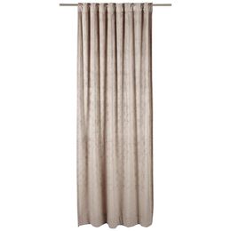 JOOP! Fertigvorhang Impress, Sand, Textil, Uni, 130x250 cm, f&uuml;r Stange und Schiene geeignet, Wohntextilien, Gardinen & Vorh&auml;nge, Fertiggardinen, Fertiggardinen