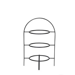 Asa Etagere &Agrave; Table Ligne Noir, Metall, 36.5 cm, Tischkultur & Servieren, Etageren