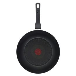 Tefal Wokpfanne Hard Titanium Pro, Schwarz, Metall, rund, backofengeeignet, antihaftbeschichtet, Kochen, Pfannen, Woks
