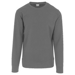Urban Classics Herren Urban Classics Sweatshirt &raquo; Herren Diamond Quilt Crewneck&laquo;, 1 Stk. S