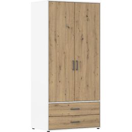 Rauch Dreht&uuml;renschrank &raquo;Kleiderschrank Schrank Garderobe W&auml;scheschrank VOYAGER&laquo; in 3 verschiedenen Ausstattungen BASIC/CLASSIC/PREMIUM, mit 2 modernen