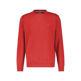 Lerros Herren Lerros Sweatshirt &raquo;Leichter Sweater in Strukturqualit&auml;t&laquo; grau S