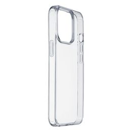 cellularline Backcover &raquo;Clear Strong Case&laquo; Apple iPhone 15 f&uuml;r iPhone 15 transparent Gummi, Kunststoff H&uuml;lle enth&auml;lt recyceltes Material