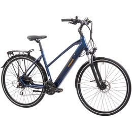 Tretwerk Unisex &raquo;Seville 5.0&laquo; 24 Gang Shimano Kettenschaltung Heckmotor 250 W Pedelec, Elektrofahrrad f&uuml;r Damen u. Herren blau