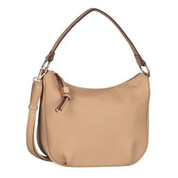 Gabor Damen Schultertasche &raquo;Rosina&laquo; l&auml;ssiger Look mit softem Material und markantem Metalldetail am Zipper
