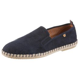 VERBENAS Herren VERBENAS Espadrille &raquo;Tom Pacific&laquo; Loafer, Slipper, Sommerschuh, Strandschuh mit Stretcheins&auml;tze blau 41