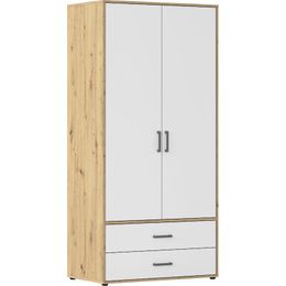 Rauch Dreht&uuml;renschrank &raquo;Kleiderschrank Schrank Garderobe W&auml;scheschrank VOYAGER&laquo; in 3 verschiedenen Ausstattungen BASIC/CLASSIC/PREMIUM, mit 2 modernen