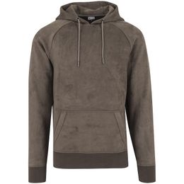 Urban Classics Herren Urban Classics Rundhalspullover &raquo; Herren Imitation Suede Hoody&laquo; 1 Stk. M