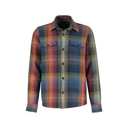Lerros Herren Lerros Langarmhemd &raquo;Overshirt in Holzf&auml;ller-Optik&laquo; blau 6XL, Normalgr&ouml;&szlig;en