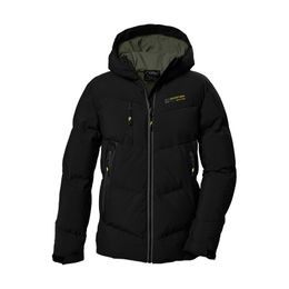 Killtec Herren Steppjacke &raquo;KOW 374 BYS QLTD JCKT&laquo; Wasserabweisende Jungenjacke mit verstellbaren B&uuml;ndchen schwarz 152