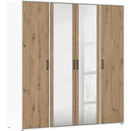 Rauch Dreht&uuml;renschrank &raquo;Kleiderschrank Schrank Garderobe W&auml;scheschrank VOYAGER&laquo; in 3 verschiedenen Ausstattungen BASIC/CLASSIC/PREMIUM, mit modernen 