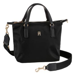Tommy Hilfiger Damen Henkeltasche &raquo;POPPY NEW SMALL TOTE&laquo;, Damen Umh&auml;ngetasche, Shopper, mit Markenemblem vorne schwarz
