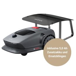 Rasenm&auml;hroboter &raquo;&raquo;MOVA 600 Kit&laquo; Inkl. 5.Ah Zusatzakku und Ersatzklingen&laquo; mit Ladestation und umfangreichem Zubeh&ouml;r, Schnitth&ouml;he (2-6 cm) Schnitth&ouml;he 