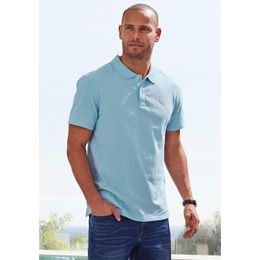 John Devin Herren Poloshirt mit dezenter, hochwertiger Logostickerei blau XXL (60/62)