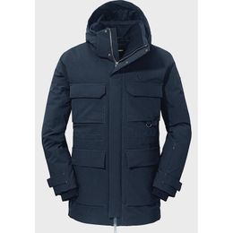 Sch&ouml;ffel Sch&ouml;ffel Damen Langjacke &raquo;Down Parka Ridgeland M&laquo; mit Kapuze blau 54