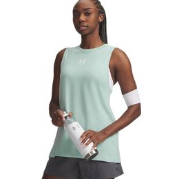 Under Armour Damen Trainingstop &raquo;UA RIVAL MUSCLE TANK&laquo; sportlicher Stil, mit Logodruck, &auml;rmellos, mit Rundhalsausschnitt XL