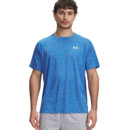 Under Armour Herren Trainingsshirt &raquo;UA TECH TEXTURED SS&laquo; normale Schnittform, Kurzarm, sportlicher Stil, Rundhalsausschnitt wei&szlig; S