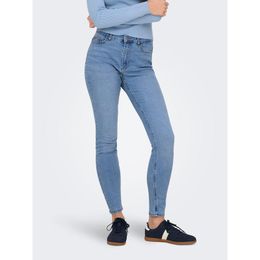 Jacqueline de Yong Jdy Damen JDY Skinny-fit-Jeans &raquo;JDYMOON HW SKINNY JEANS MEDBLUEDNM NOOS&laquo; blau L (40), L&auml;nge 30