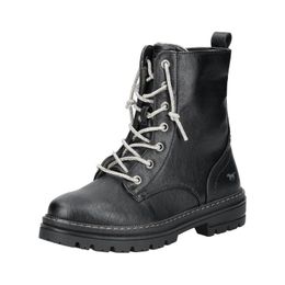 Mustang Shoes Damen Schn&uuml;rstiefelette &raquo; Stiefelette Lederimitat&laquo; schwarz 38