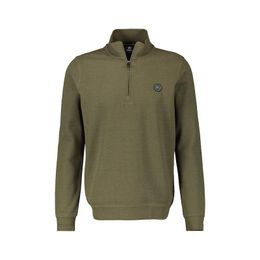 Lerros Herren Lerros Sweatjacke &raquo;Sweat-Troyer in Strukturqualit&auml;t&laquo; gr&uuml;n S
