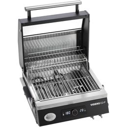 R&ouml;sle R&Ouml;SLE Elektrogrill &raquo;BBQ-Portable Videro E2-P&laquo; 2800 W tragbar, Variable Temperatursteuerung, Betrachtungsfenster schwarz