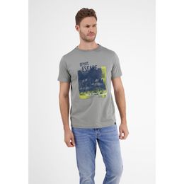 Lerros Herren Lerros T-Shirt &raquo;T-Shirt *Great Escape*&laquo; grau S
