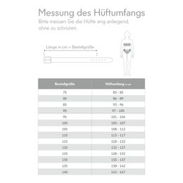 Mustang Damen Mustang Lederg&uuml;rtel &raquo;"Madison"&laquo; Mit gepr&auml;gtem Mustang-Logo auf der Schlaufe, 3,5 cm